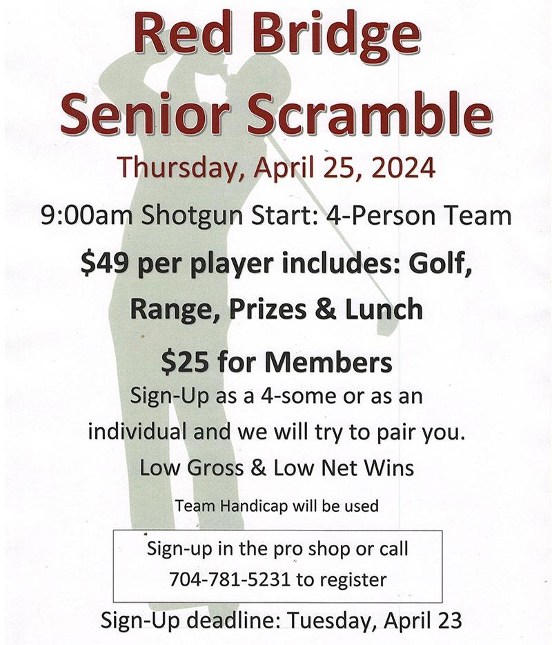 Upcoming Events | Red Bridge Golf Club | Locust, NC